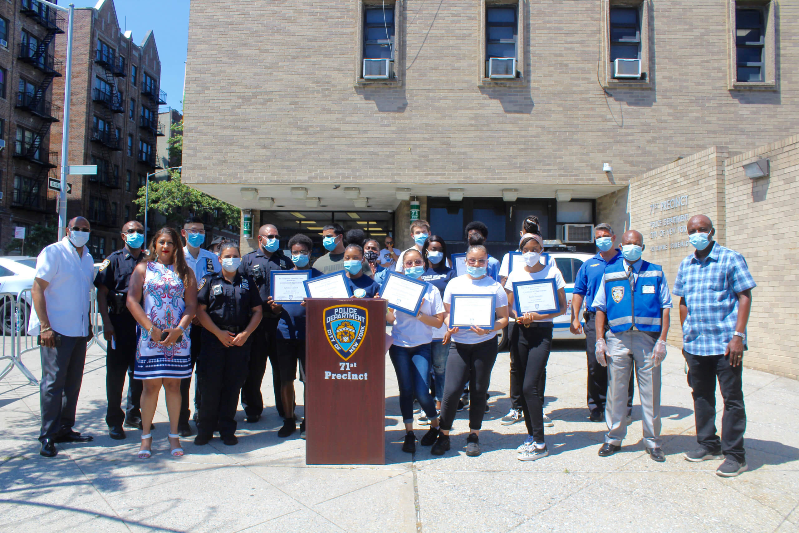 NYPD 71st Precinct Community Council recognises Explorers at luncheon ...