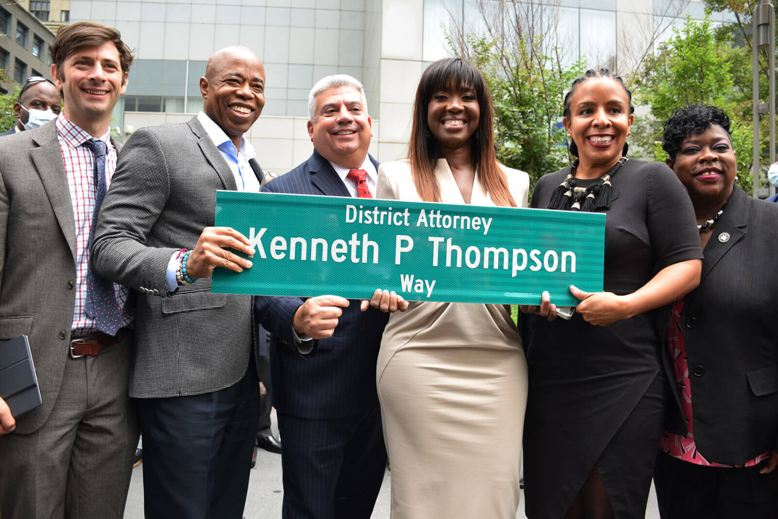 Street co-named in honor of the late Brooklyn DA Ken Thompson ...