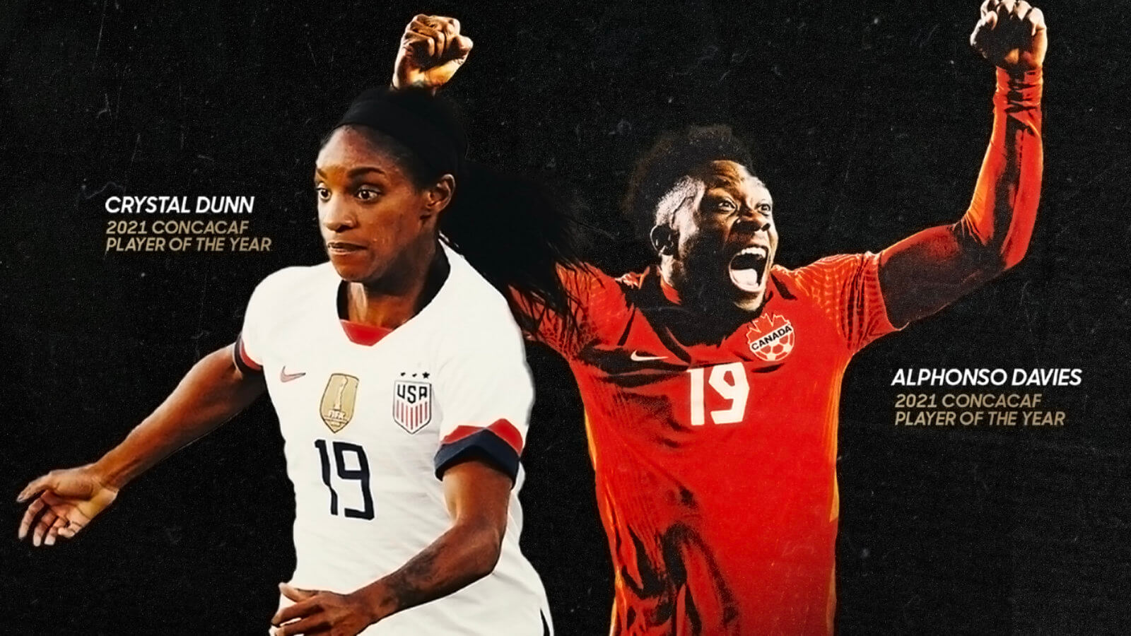 Crystal Dunn, Alphonso Davies named 2021 CONCACAF Players of the Year ...