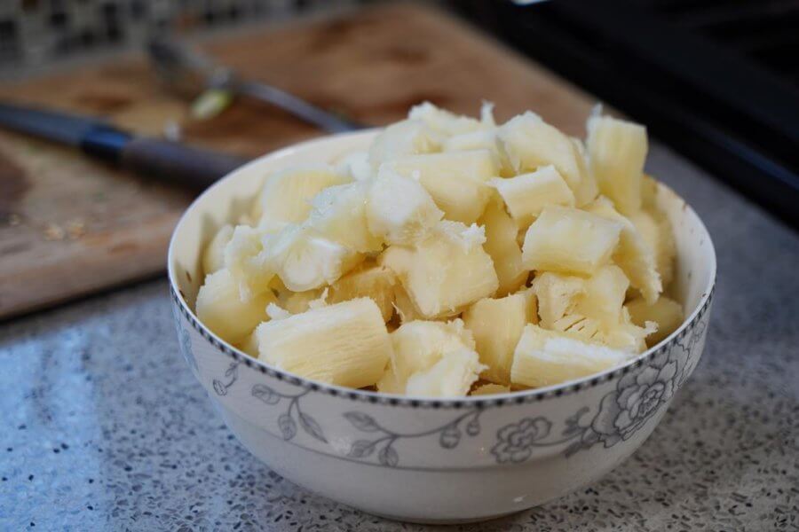 Cassava With Stewed Smoked Herring – Caribbean Life