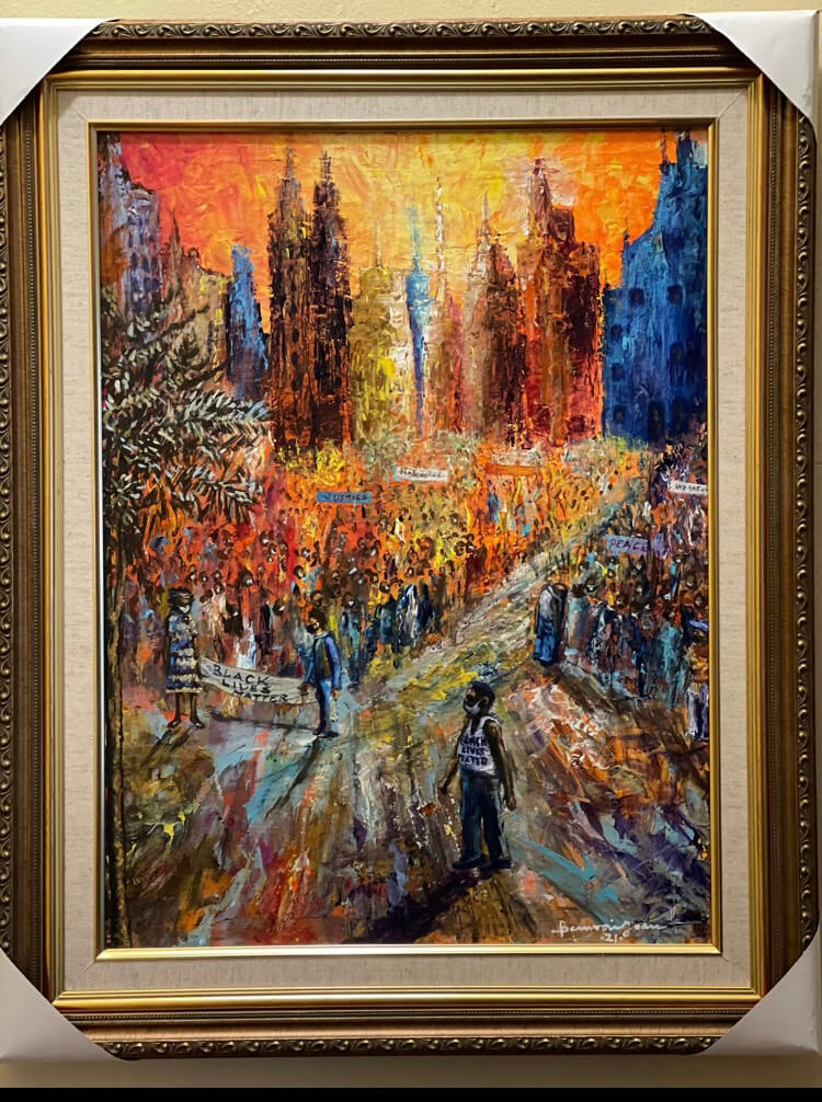 Jean Eddy Beauvoir exhibits his artwork – Caribbean Life