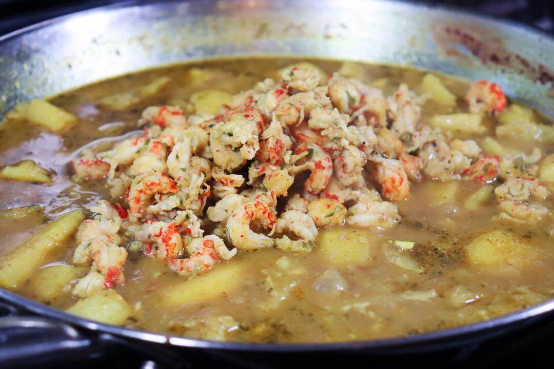 Curry Crayfish With Potato – Caribbean Life