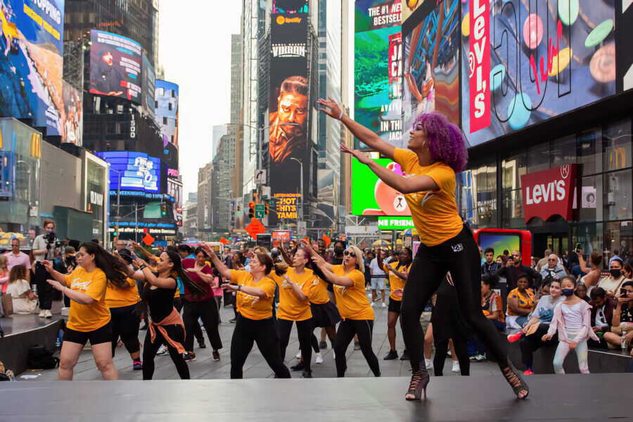 Ailey Extension hosts free dance in Times Square workshop series ...