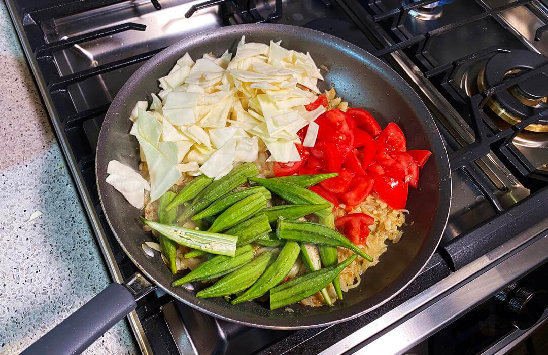 Stewed Saltfish With Okra And Cabbage – Caribbean Life