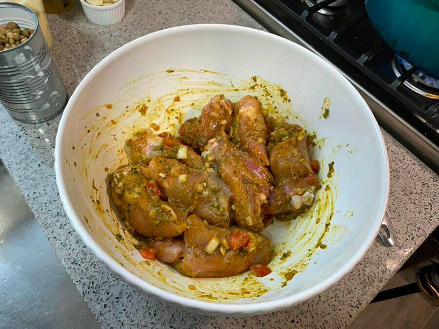 Curry-Stew Chicken With Pigeon Peas And Potato – Caribbean Life