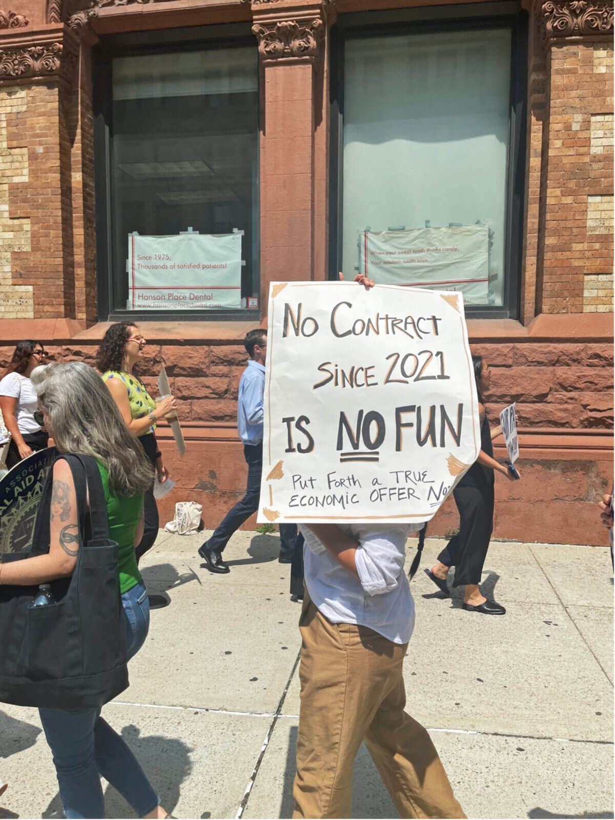 Brooklyn Defender Services employees protest stalled negotiations ...