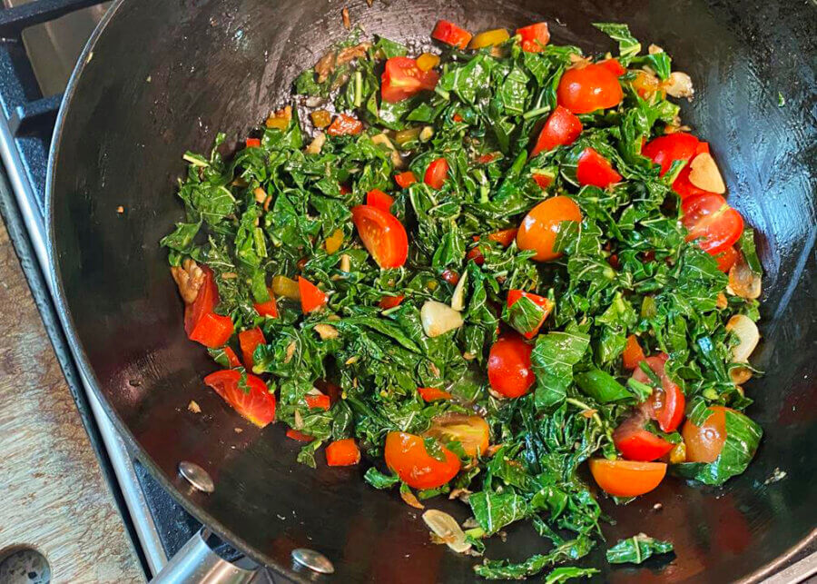 Bhagi (Jamaican Callaloo) Fried Rice – Caribbean Life