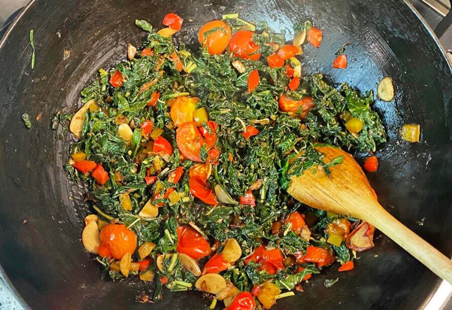 Bhagi (Jamaican Callaloo) Fried Rice – Caribbean Life