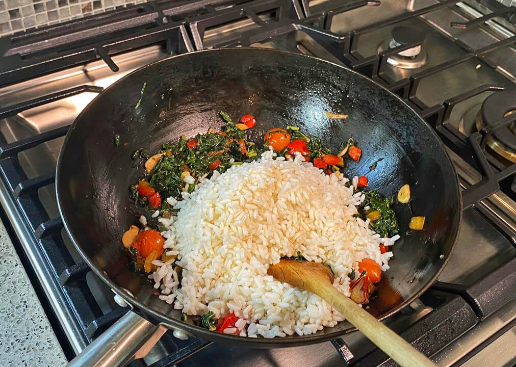 Bhagi (Jamaican Callaloo) Fried Rice – Caribbean Life