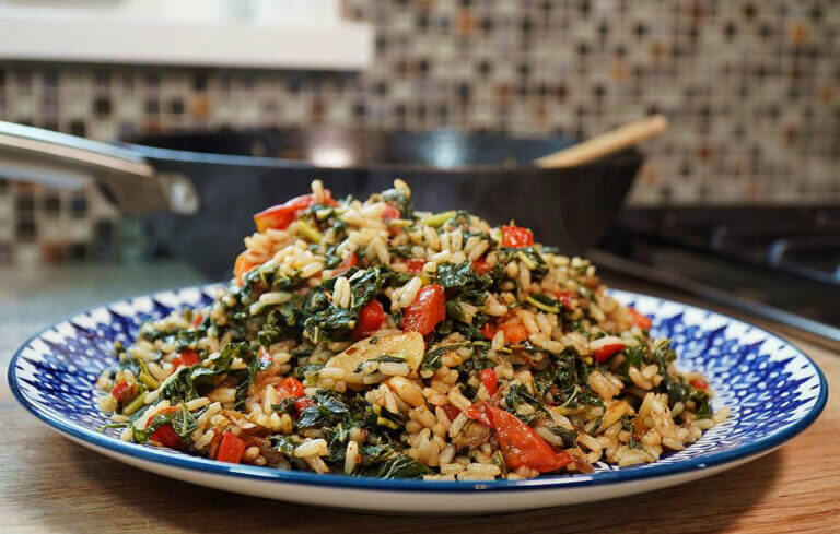 Bhagi (Jamaican Callaloo) Fried Rice – Caribbean Life