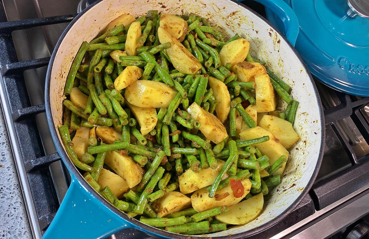 Curry Bodi With Potatoes – Caribbean Life