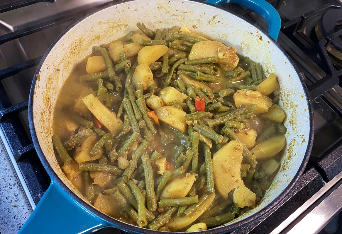 Curry Bodi With Potatoes – Caribbean Life