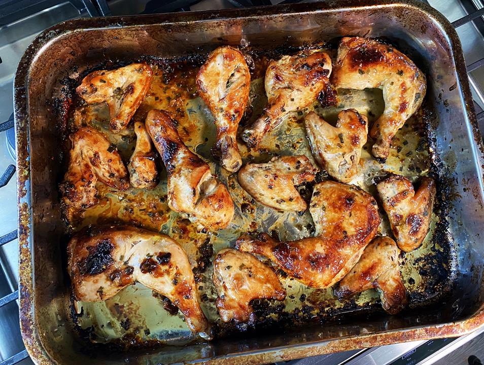 Chadon Beni Honey Lime Roasted Chicken – Caribbean Life