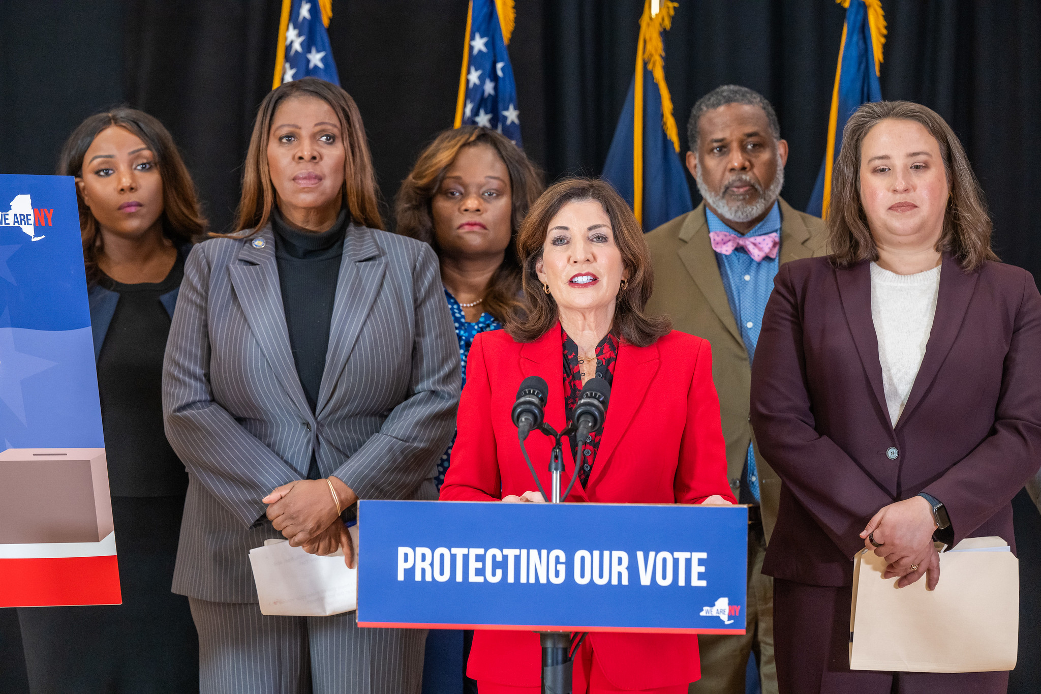 Hochul, James launch nonpartisan efforts to safeguard voting rights and ...