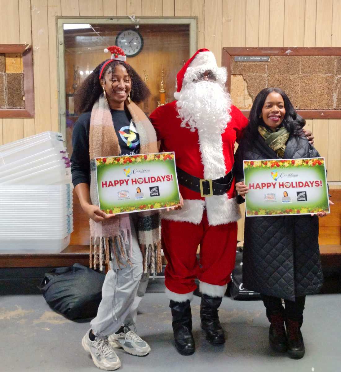 Caribbean-American District Leader Anthony Beckford plays Brooklyn’s Black Santa joyfully ...