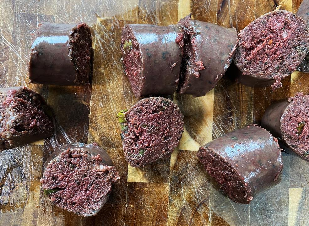 Incredible Blood (black) Pudding Sandwich – Caribbean Life
