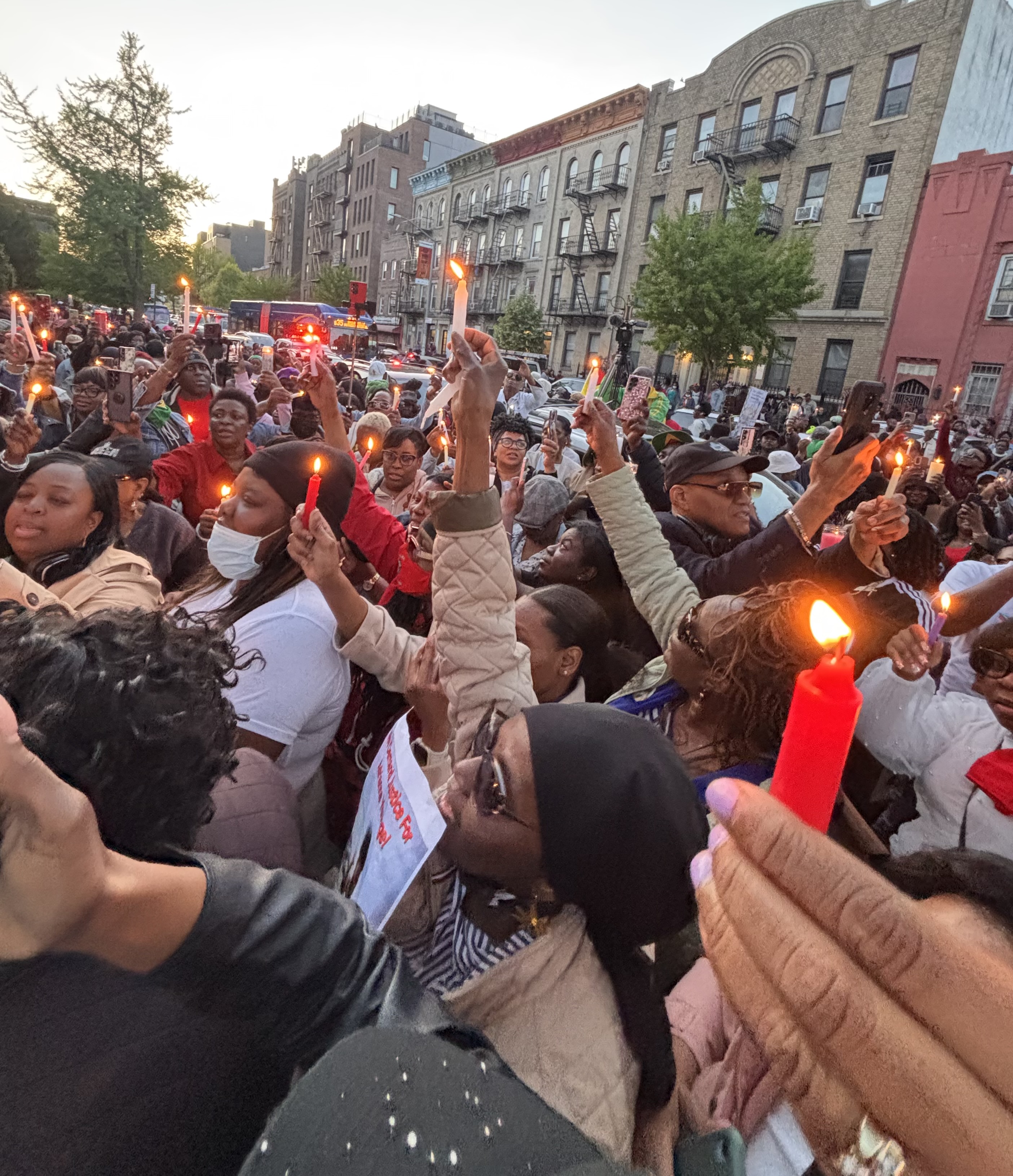 ‘We will not be silenced’: Candlelight vigil in Brooklyn honors ...
