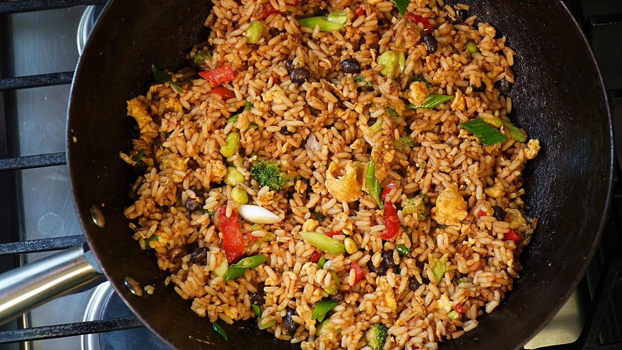Bhagi (Jamaican Callaloo) Fried Rice – Caribbean Life